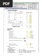 Retaining Wall Design Excel Sheet As Per ACI Code | PDF | Mechanics ...