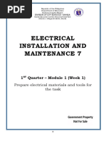 Lesson Plan in TLE Electrical Tools and Eqiupment | PDF | Wire | Electrical Connector