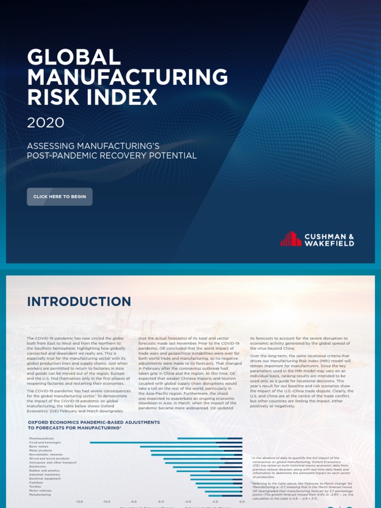 Manufacturing Risk Index Report APACv2 2020 PDF | PDF | Offshoring ...
