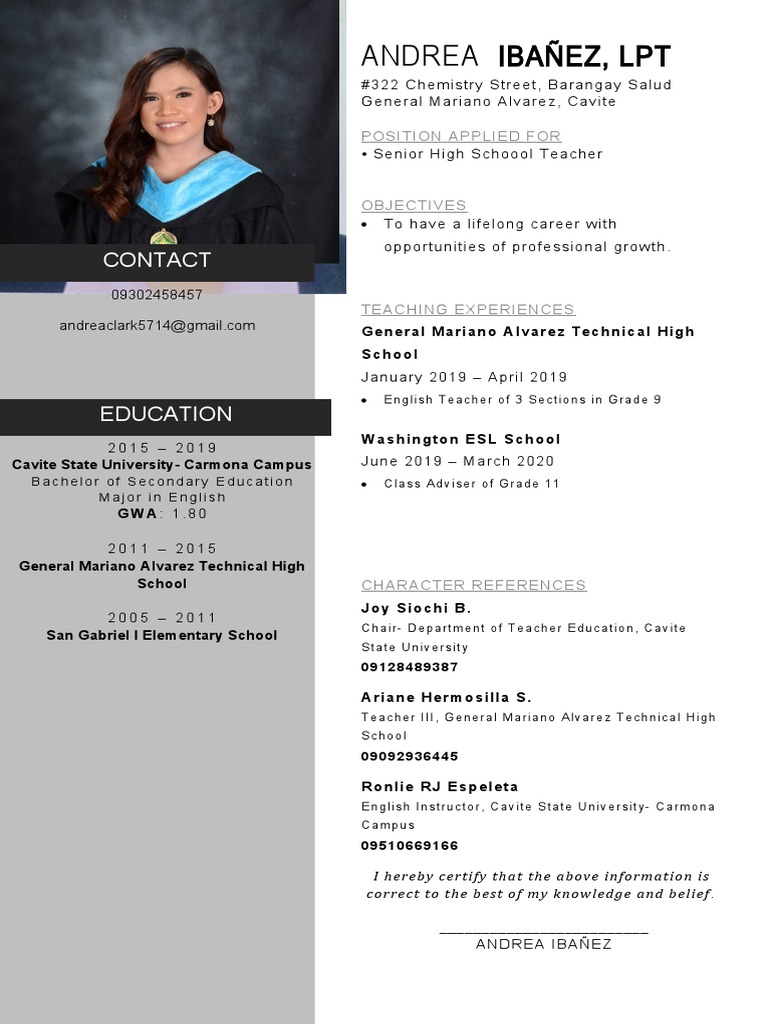 Andrea Ibañez CV | PDF | Behavior Modification | Learning