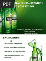 Global Branding and Advertising: Presented By: Group 2 | PDF | Brand | Beer