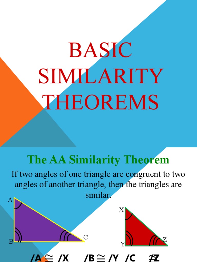 Basic Similarity Theorem | PDF