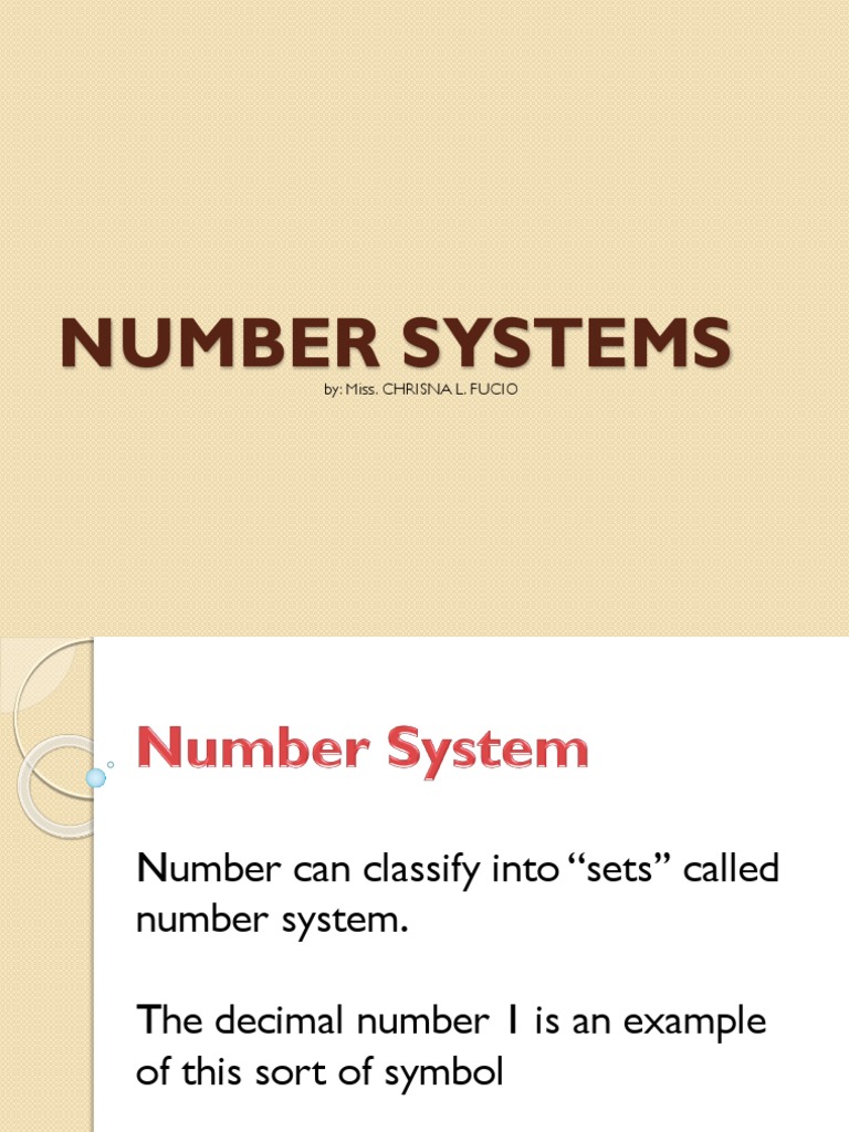 Number System | PDF | Subtraction | Numbers