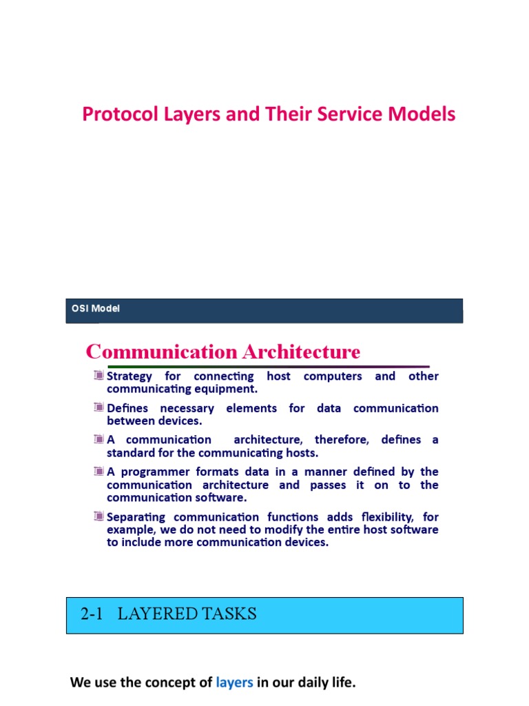 Lec 2 OSI and TCP IP Model by Dr. Shilpy | PDF | Osi Model | Internet ...