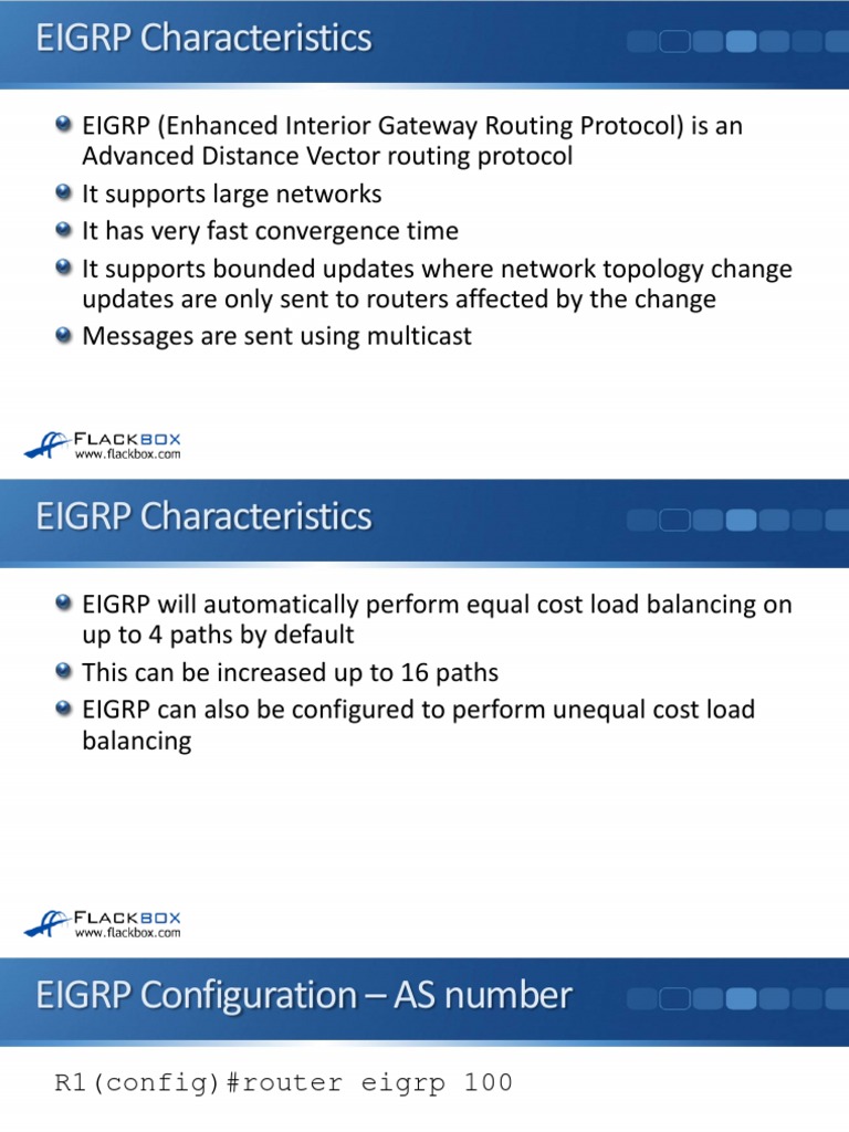 19-04 EIGRP - The Enhanced Interior Gateway Routing Protocol | PDF ...