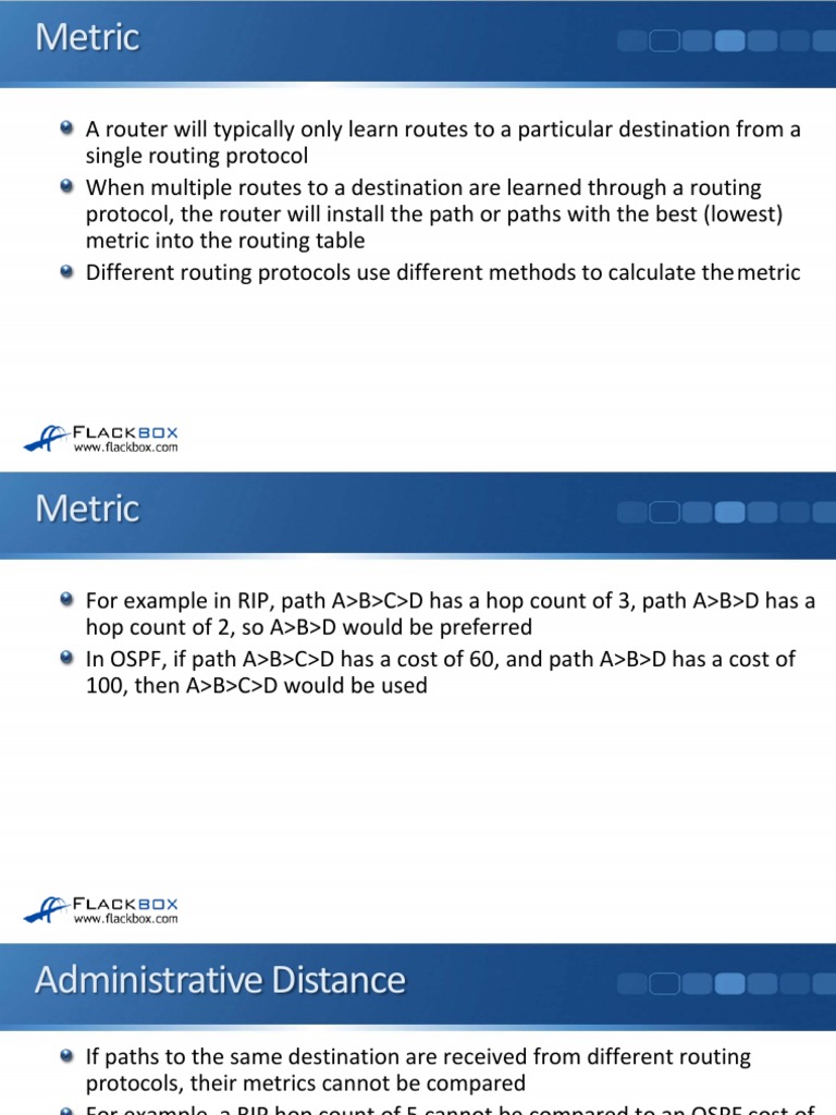 17-10 Administrative Distance | PDF | Routing | Router (Computing)