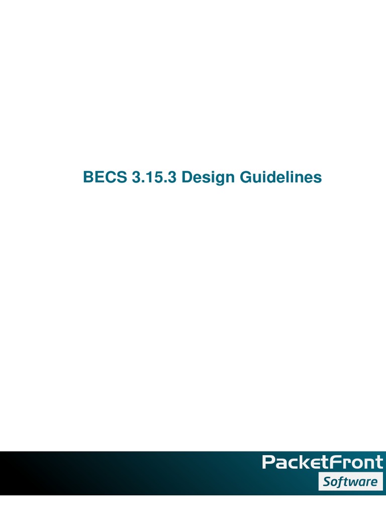 BECS Design Guidelines-3.15.3 | PDF | Ip Address | Computer Network