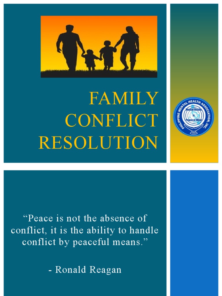 Family Conflict Resolution | PDF | Conflict Resolution | Social Psychology