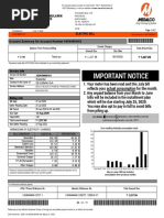 Sample of PLDT Bill | PDF | Credit Card | Cheque