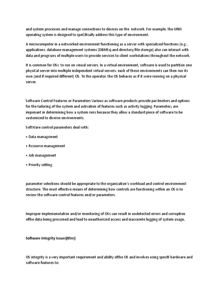 Software Integrity Issues (Titre) | PDF | Operating System | Server ...
