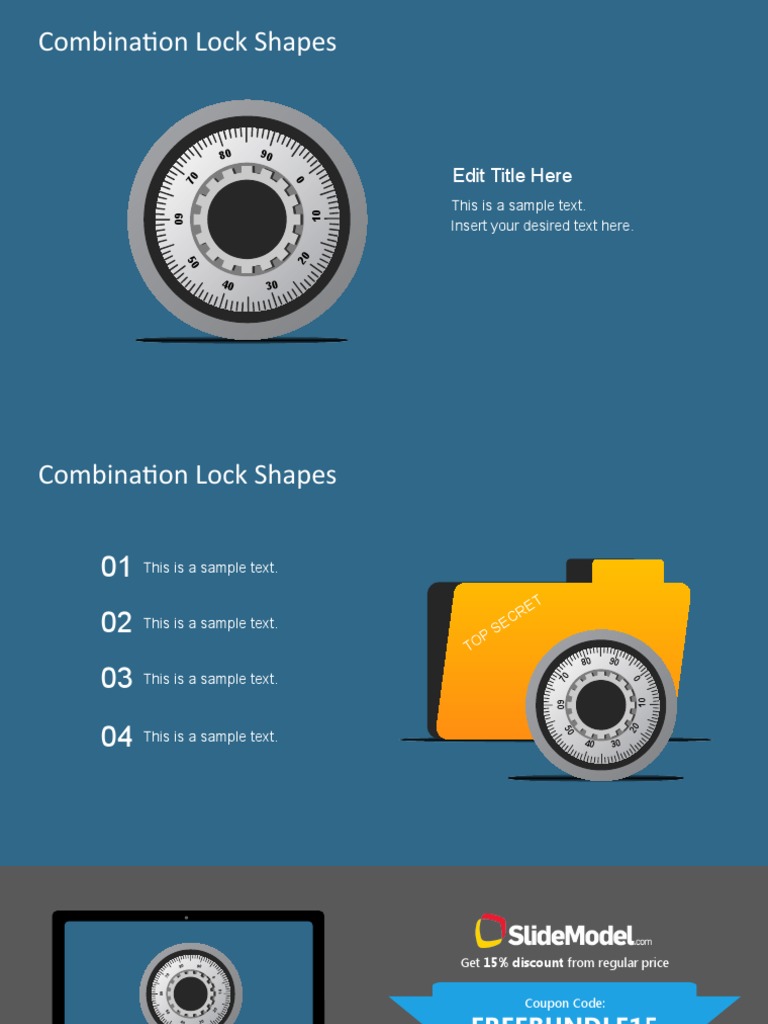Combination Lock Shapes: Edit Title Here | PDF