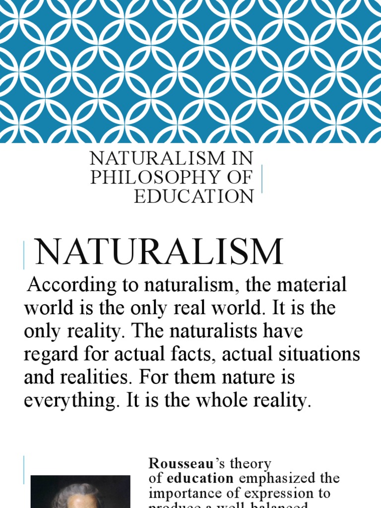 Key Aspects of Naturalism in Philosophy of Education | PDF | Naturalism ...