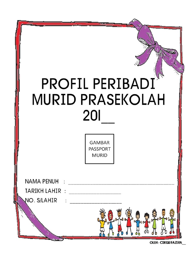 Buku Profil Peribadi Murid 2020 | PDF