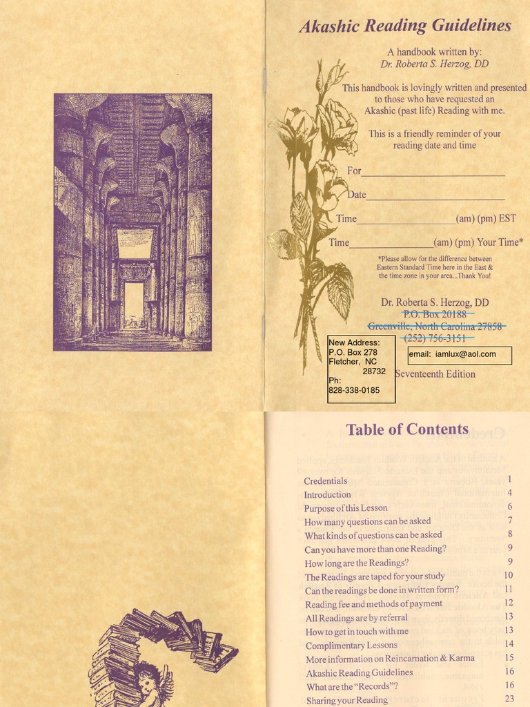 Akashic Records Booklet | PDF
