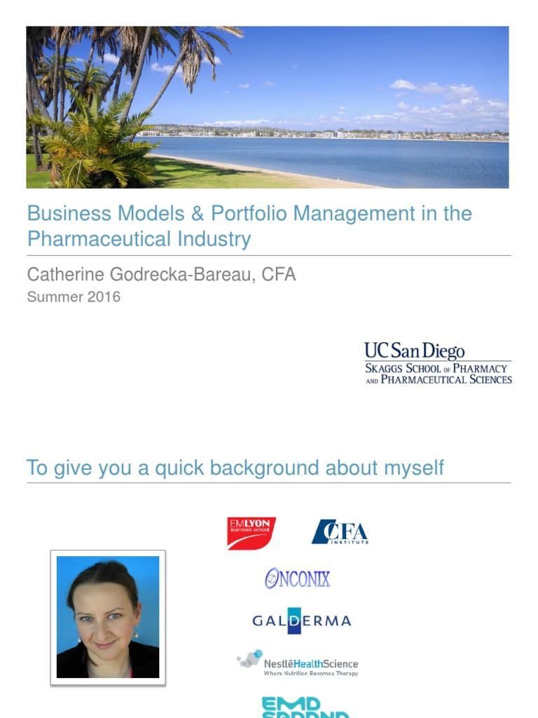 Business Models & Portfolio Management in The Pharmaceutical Industry ...
