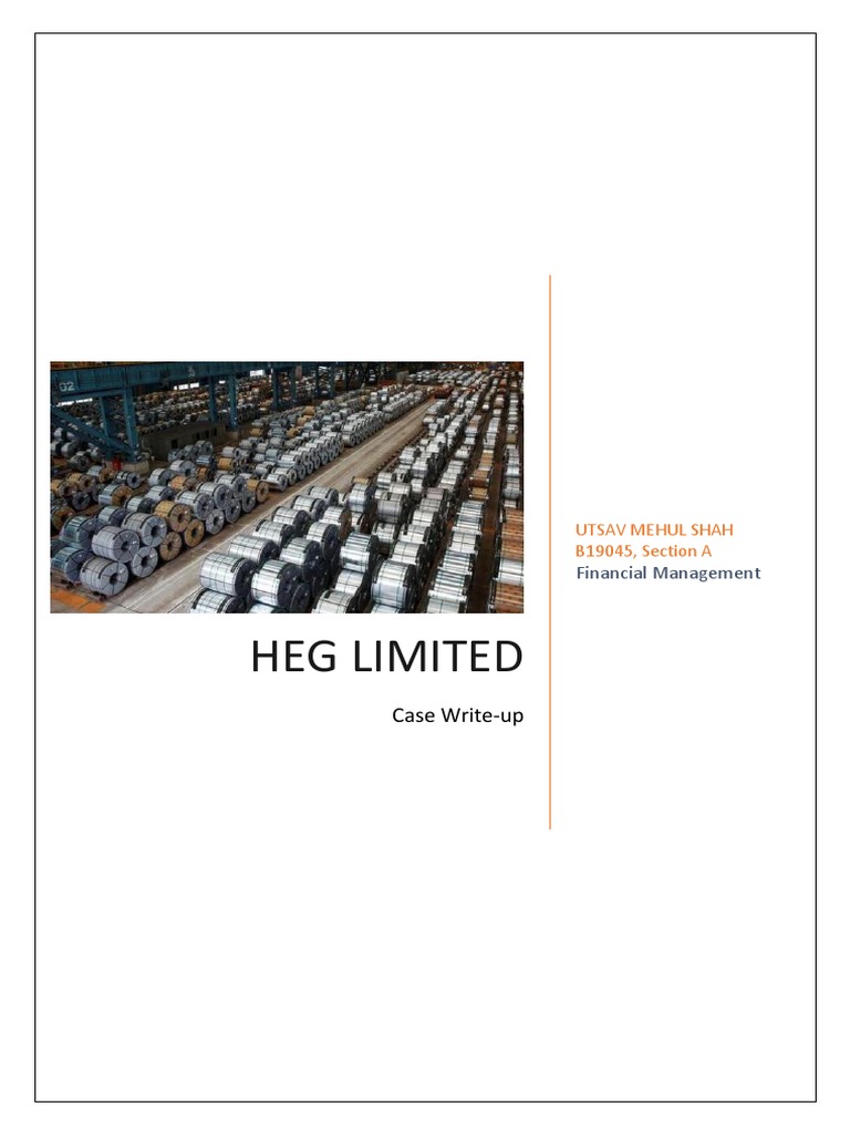 Heg Limited: Case Write-Up | PDF | Share Repurchase | Dividend