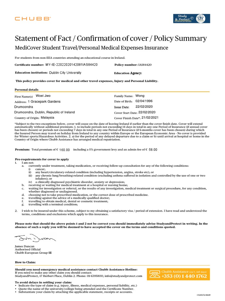 Medical Insurance 2020 | PDF | Insurance | Liability Insurance