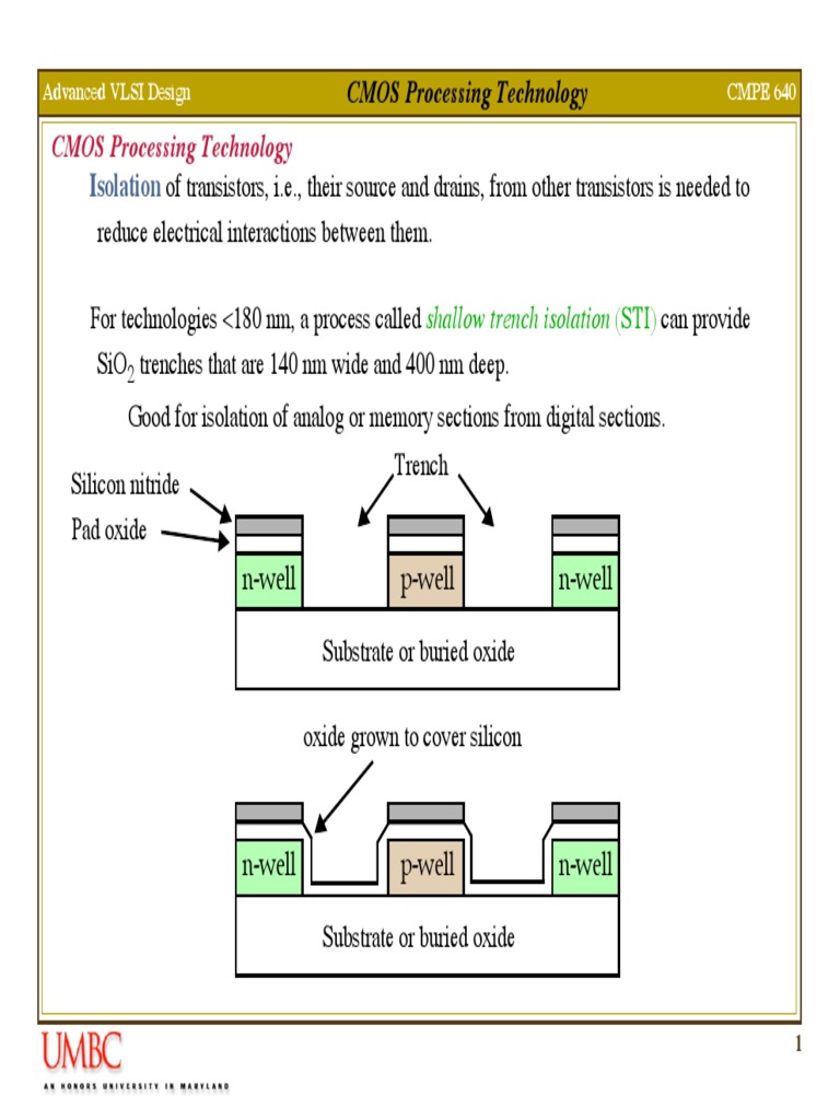 Advanced VLSI Design CMOS Processing Technology | PDF | Cmos | Field Effect Transistor