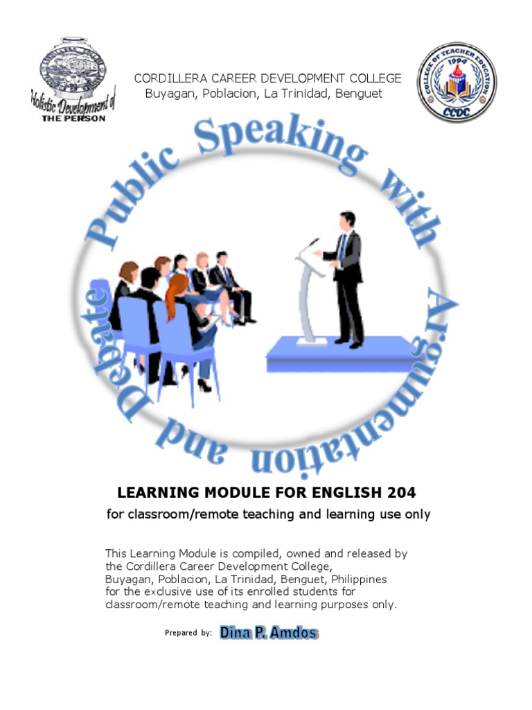Enhancing Public Speaking Skills | PDF | Nonverbal Communication ...
