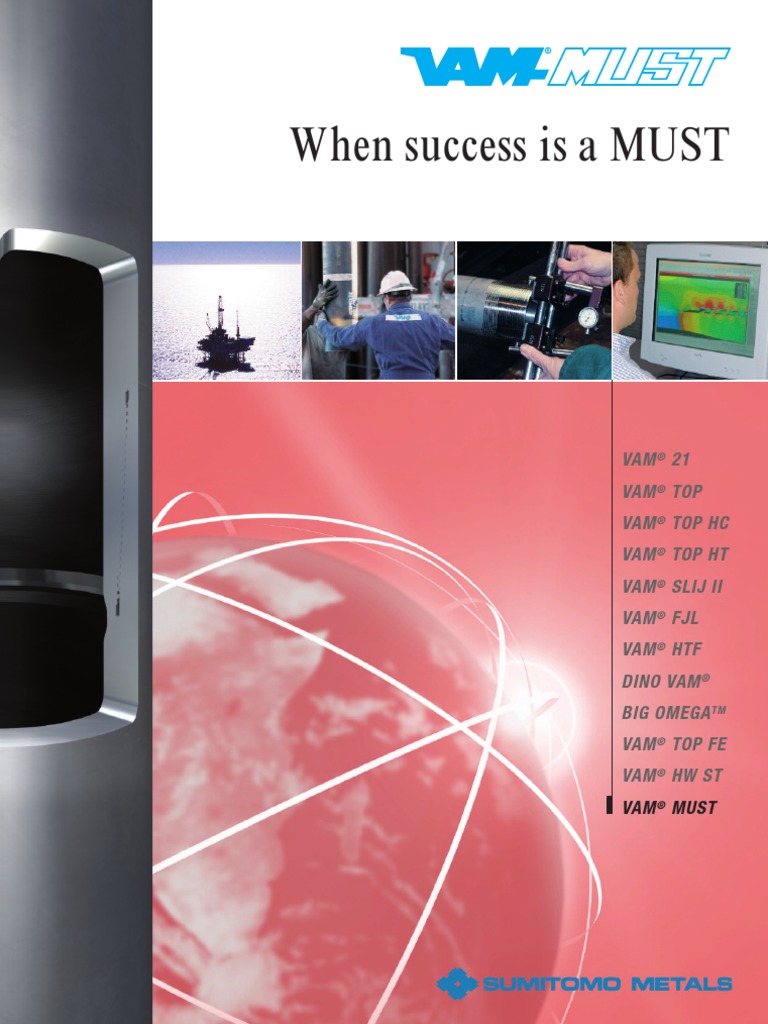 VAM Must Sumitomo 1209 PDF | PDF | Pipe (Fluid Conveyance) | Casing ...