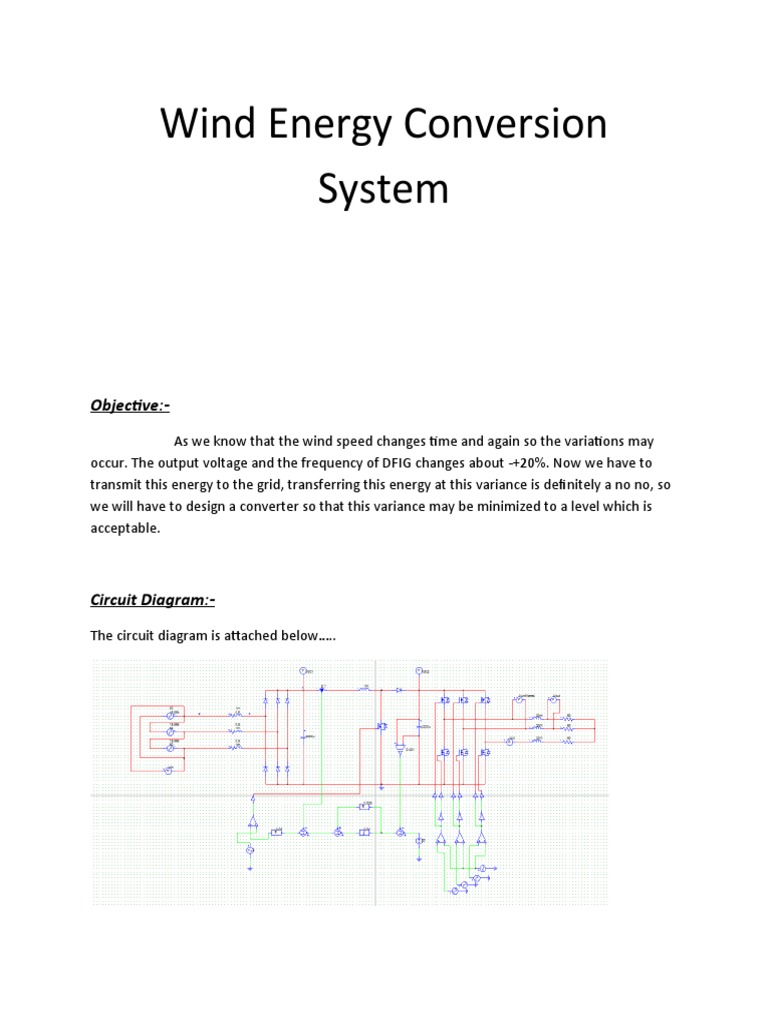 Wind Energy Conversion System | PDF | Technology & Engineering