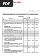 Quotation For Box Culvert | PDF