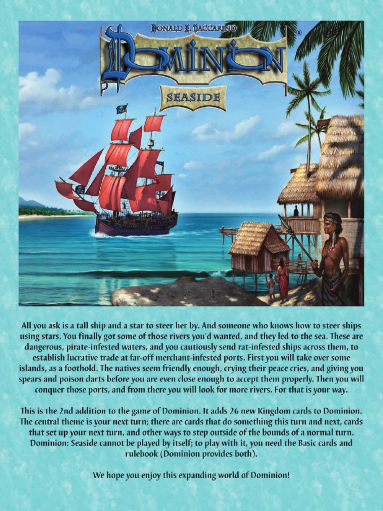 Dominion Seaside Rules | PDF