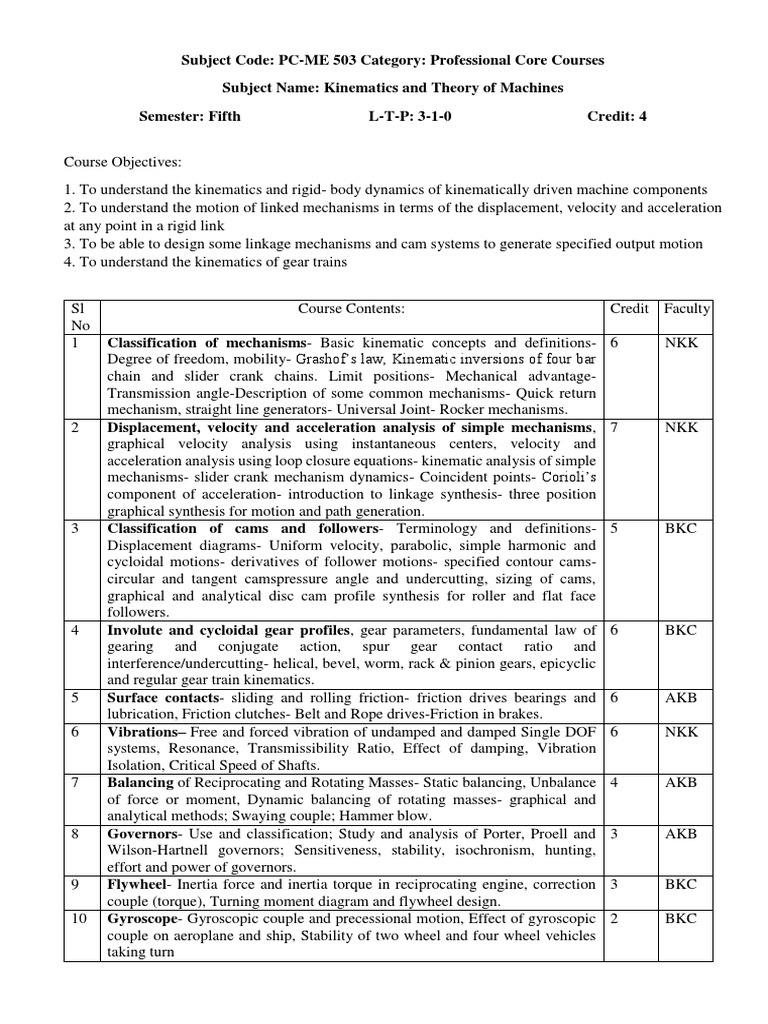 Theory of Machine | PDF | Kinematics | Machines