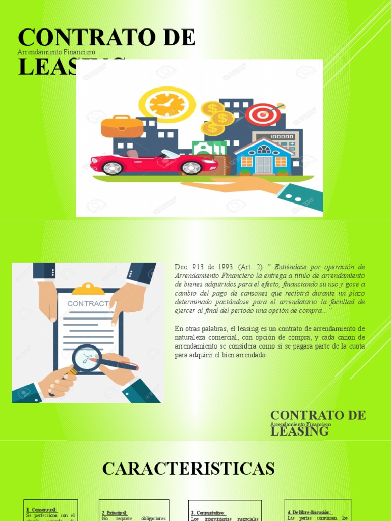 Tipos de Contratos de Leasing | PDF | Arrendamiento | Conceptos legales