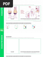 Basic Character Design and Model Sheets | PDF