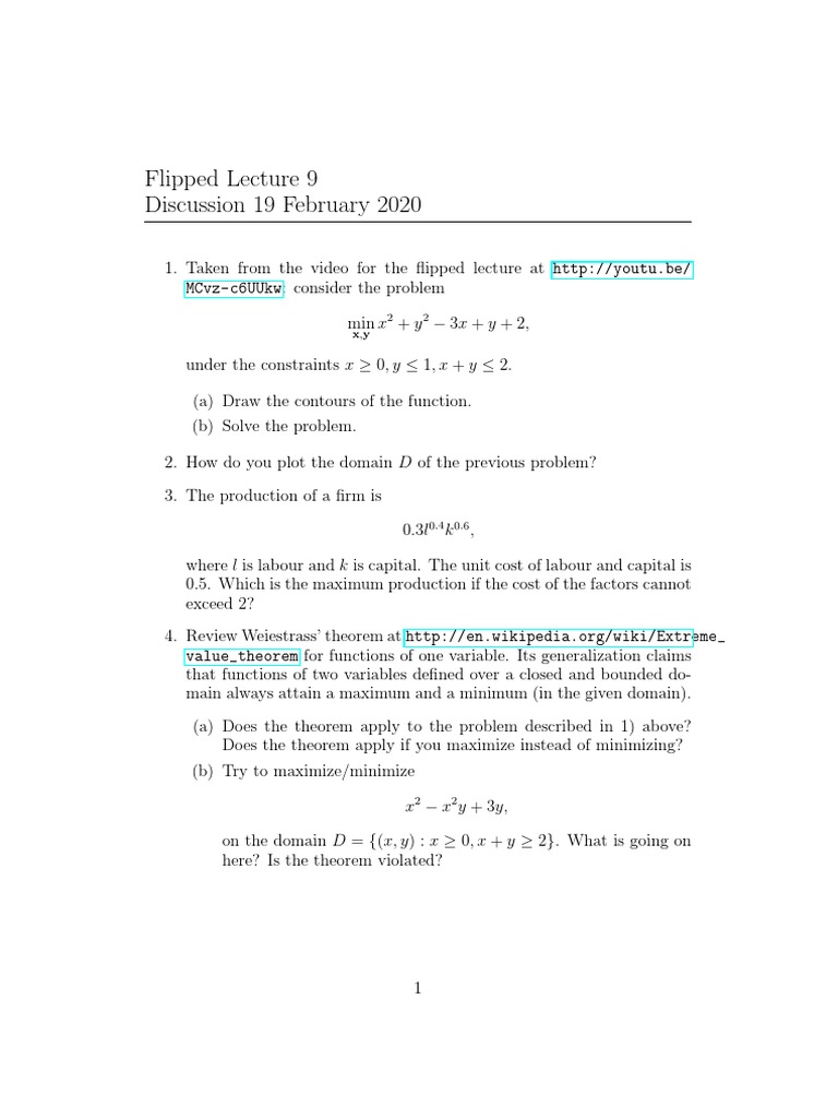 Solving Multivariable Optimization Problems Under Constraints Using ...