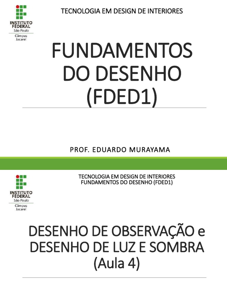 FUNDAMENTOS DO DESENHO - Observação e Luz e Sombra-1 PDF | PDF | Sombra ...