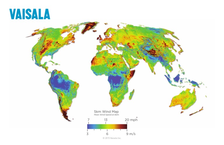 3.-Vaisala Global Wind Map | PDF