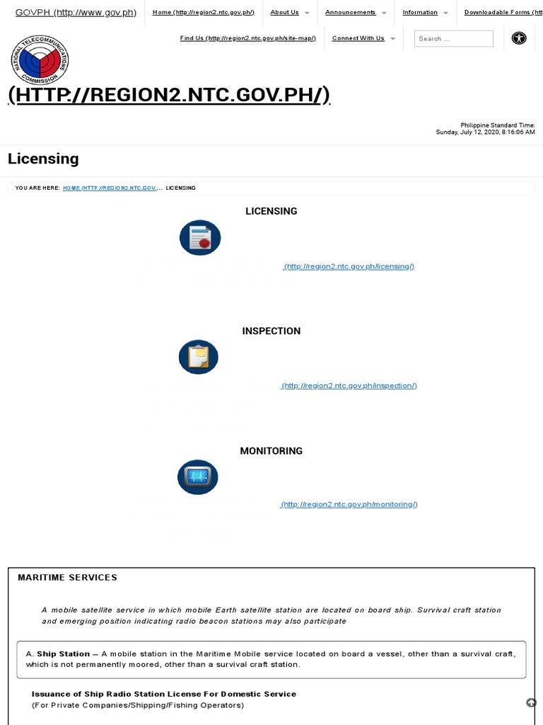 Licensing - NTC Region 2 | PDF | Amateur Radio | Radio