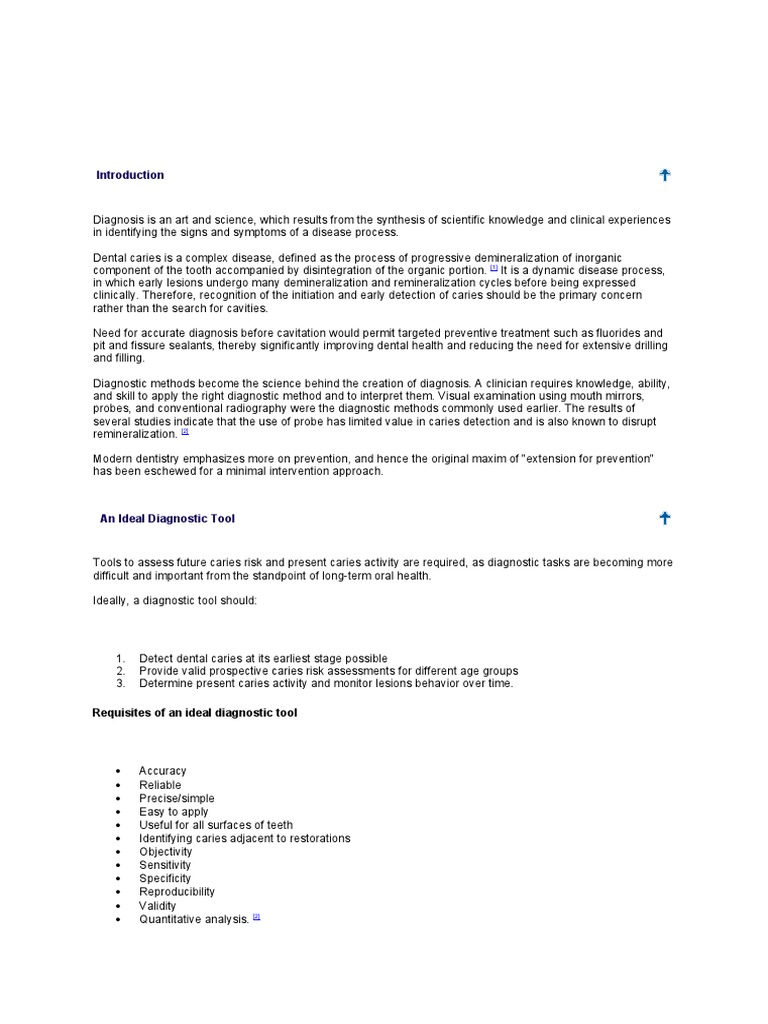 Requisites of An Ideal Diagnostic Tool | PDF | Medical Diagnosis ...