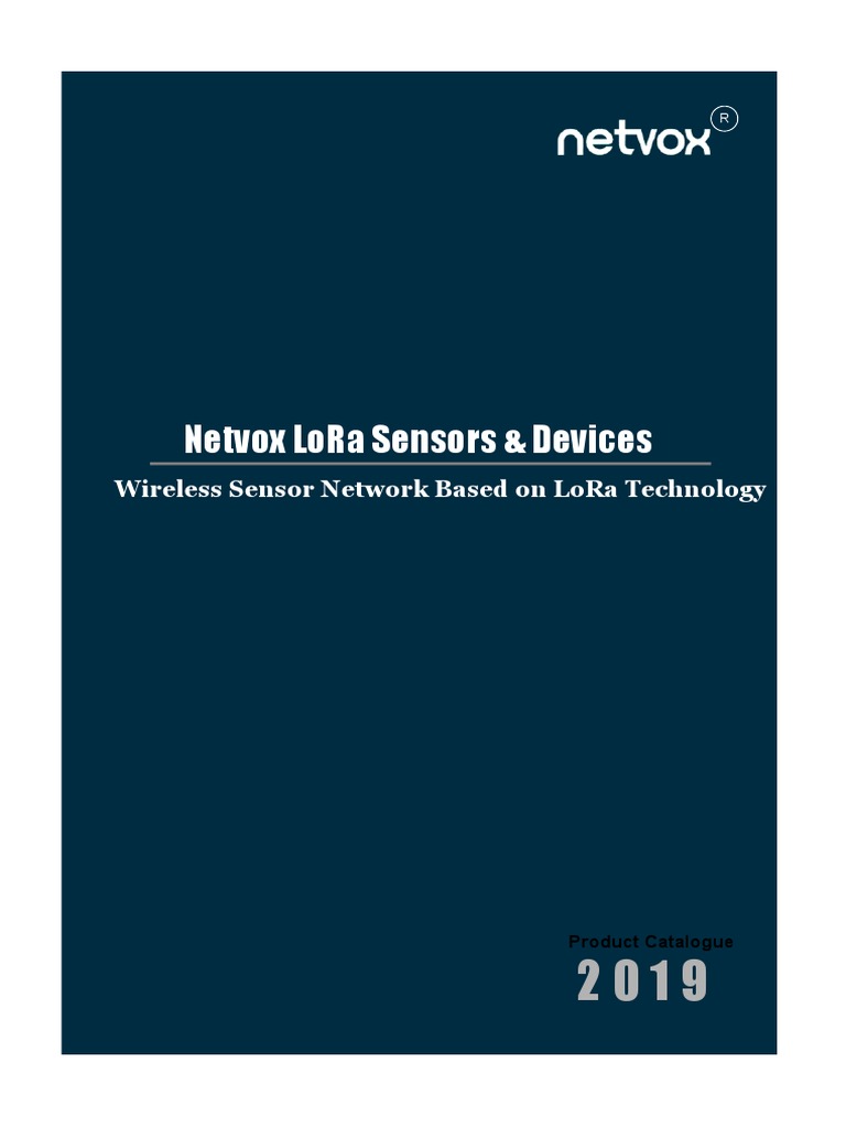 Netvox LoRa Catalog PDF | PDF | Internet Of Things | Computer Network