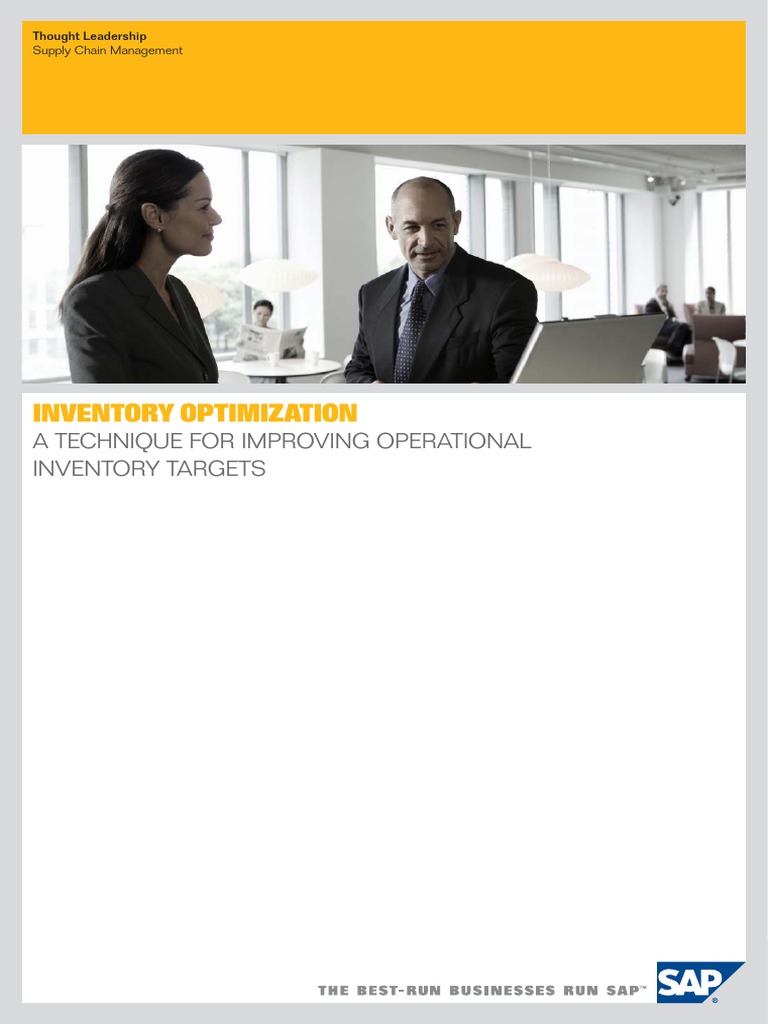 Inventory Optimization: A Technique For Improving Operational Inventory ...