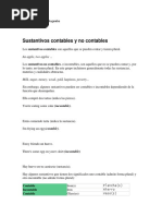 Lista de Alimentos o Comidas Contables e Incontables | PDF | Sustantivo ...