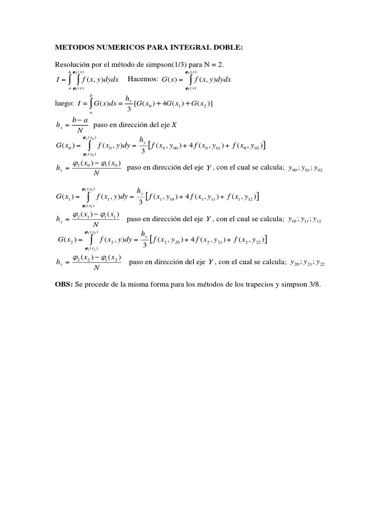 Integral Doble PDF | PDF