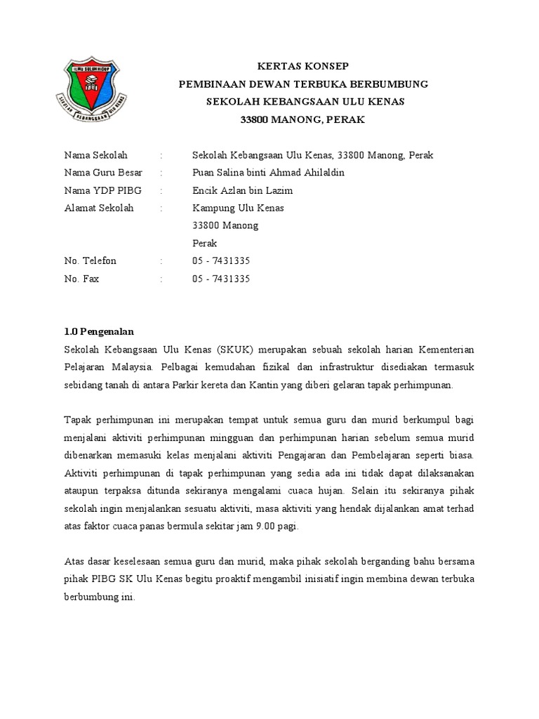 Kertas Konsep Arena | PDF