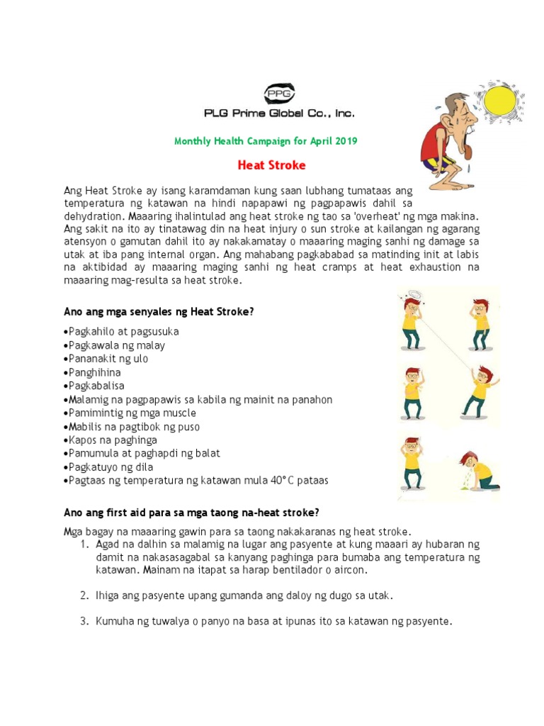 April - Heat Stroke | PDF