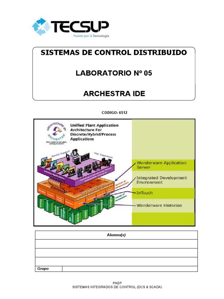 2019 Laboratorio-05-DCS-FCS - Archestra IDE | PDF | Scada | Entorno de ...