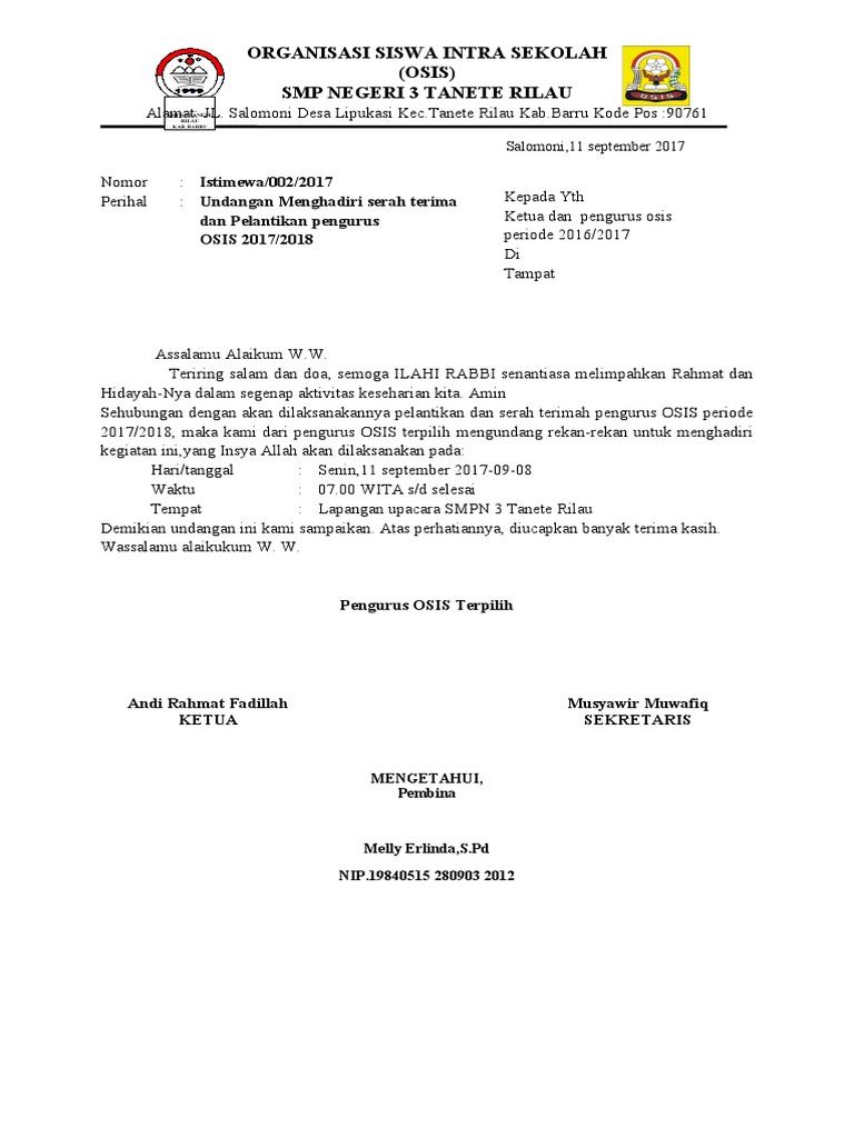 Surat Persuratan | PDF