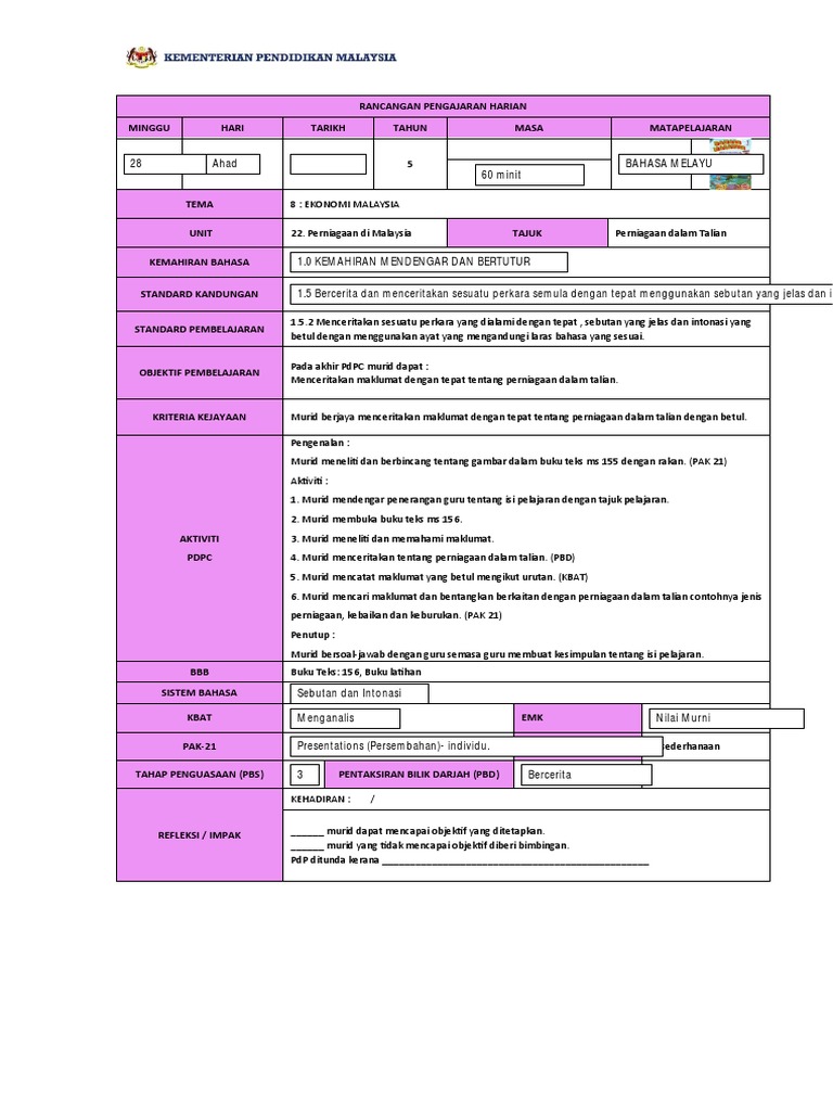 RPH BM THN 5-Unit 22 (M28) | PDF