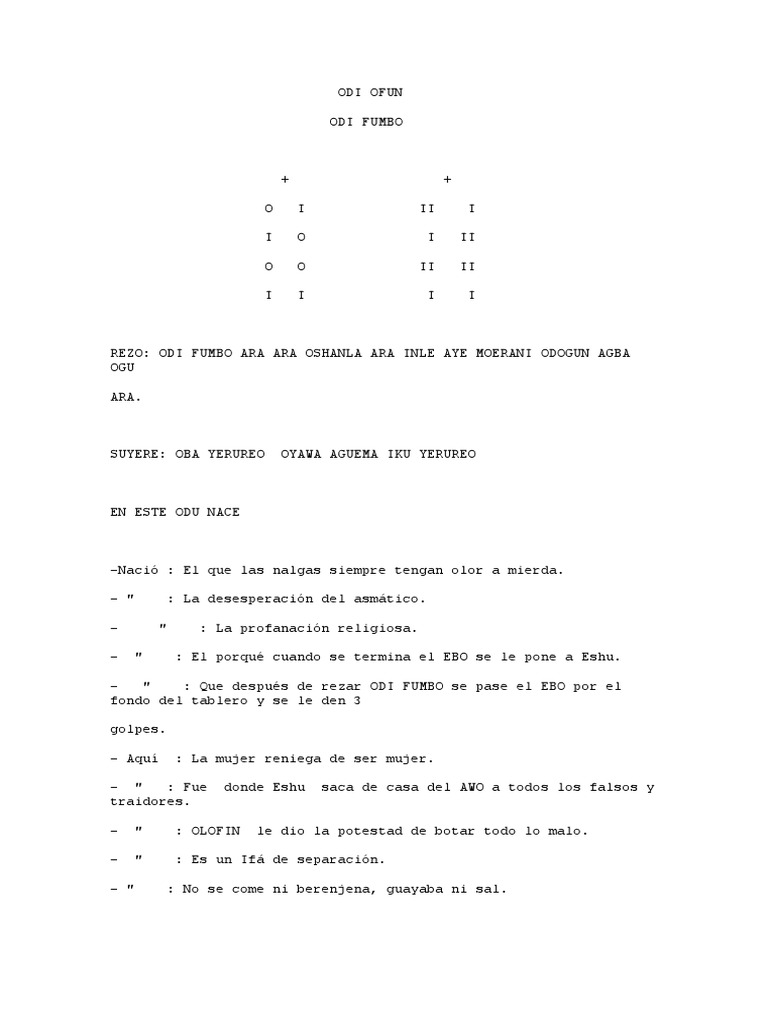 (7-10) Odi Ofun + | PDF | Santeria | Salud y bienestar