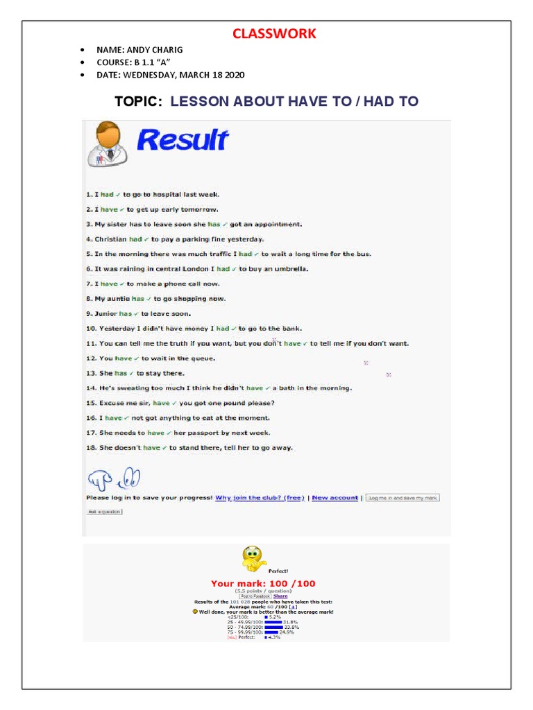CLASSWORK | PDF