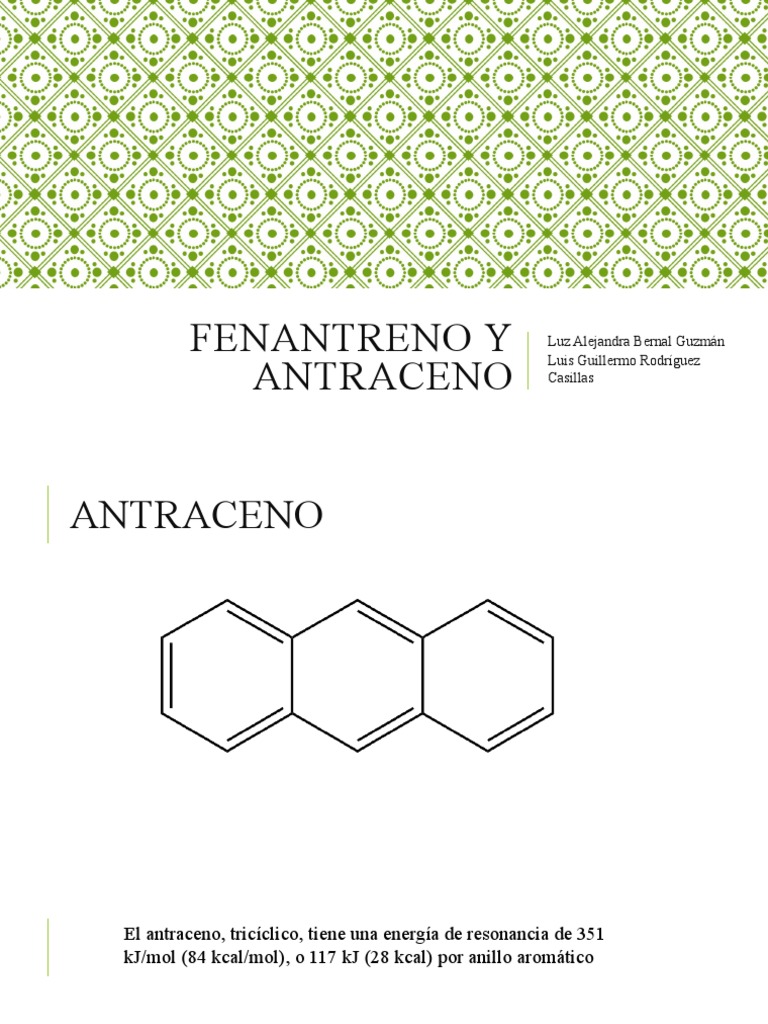 Fenantreno y Antraceno | PDF
