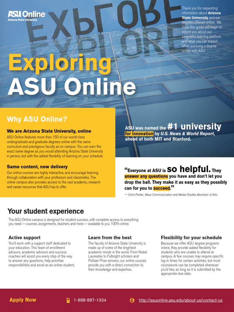 ASU Online Student Guide May2019 PDF | PDF | Arizona State University ...