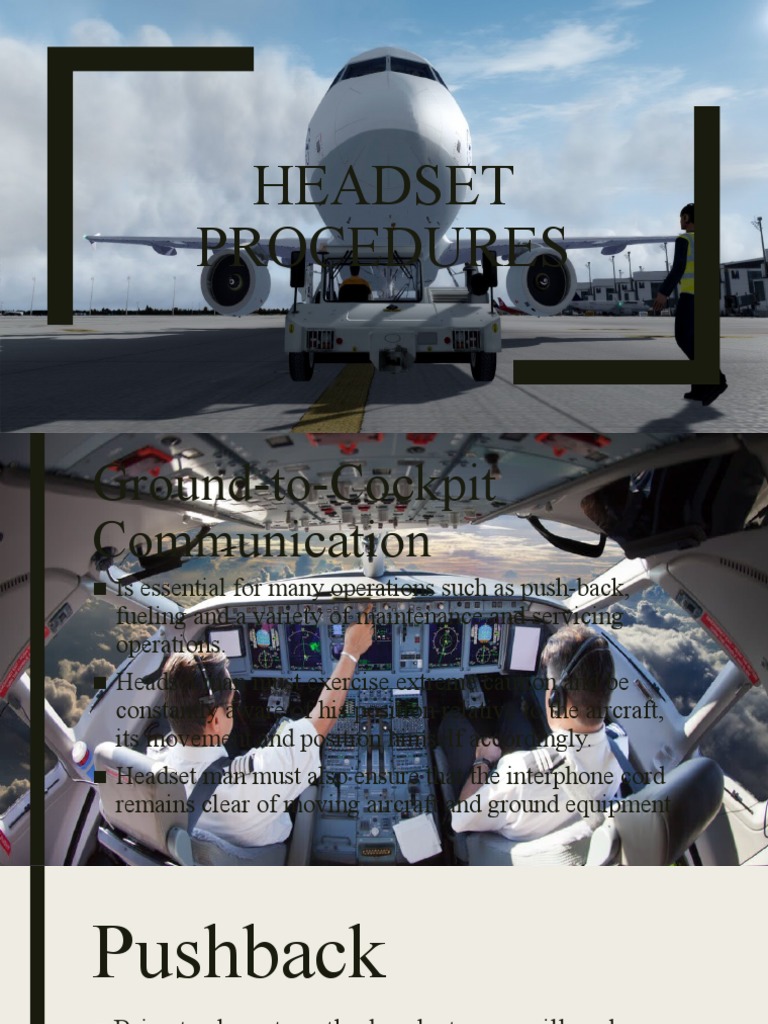 Headset Procedures | PDF | Aviation | Transport