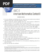 Amc8 2019 Exam | PDF